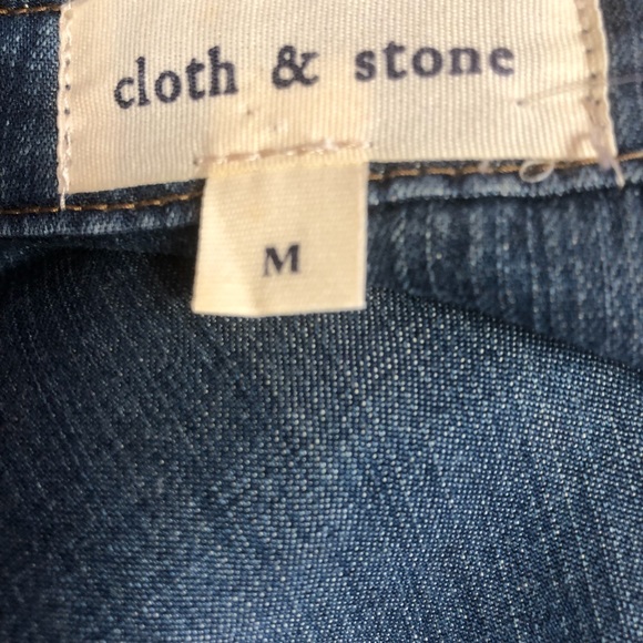 cloth & stone | Tops | Cloth Stone Denim Shirt | Poshmark